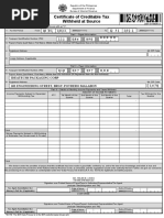 BIR Form 2307 Updated AUG 2023 | PDF | Payments | Taxes