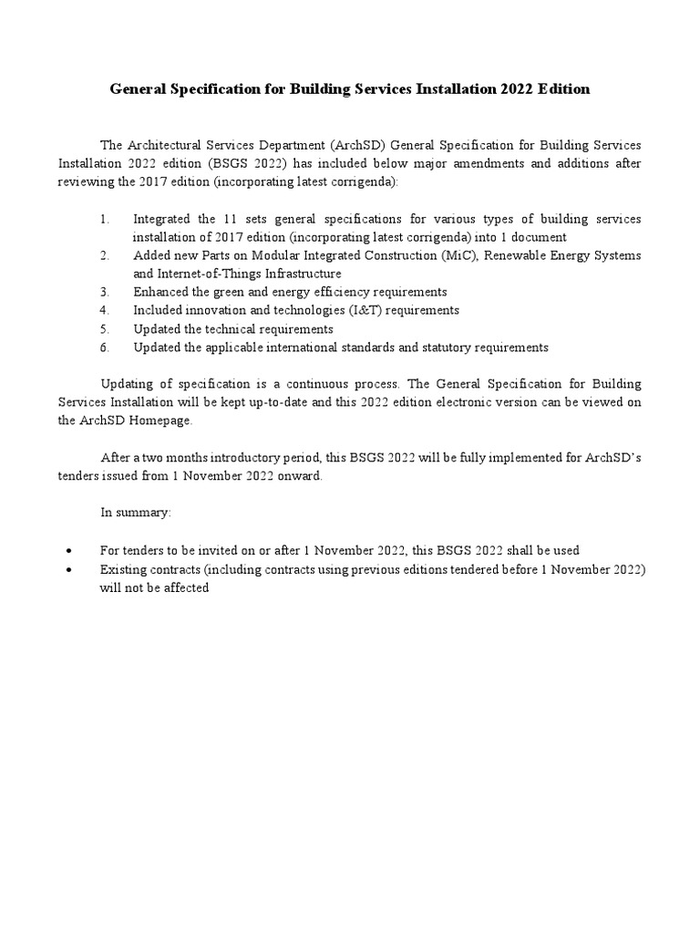 Explanatory Notes for BSGS 2022 (Sep22) | PDF