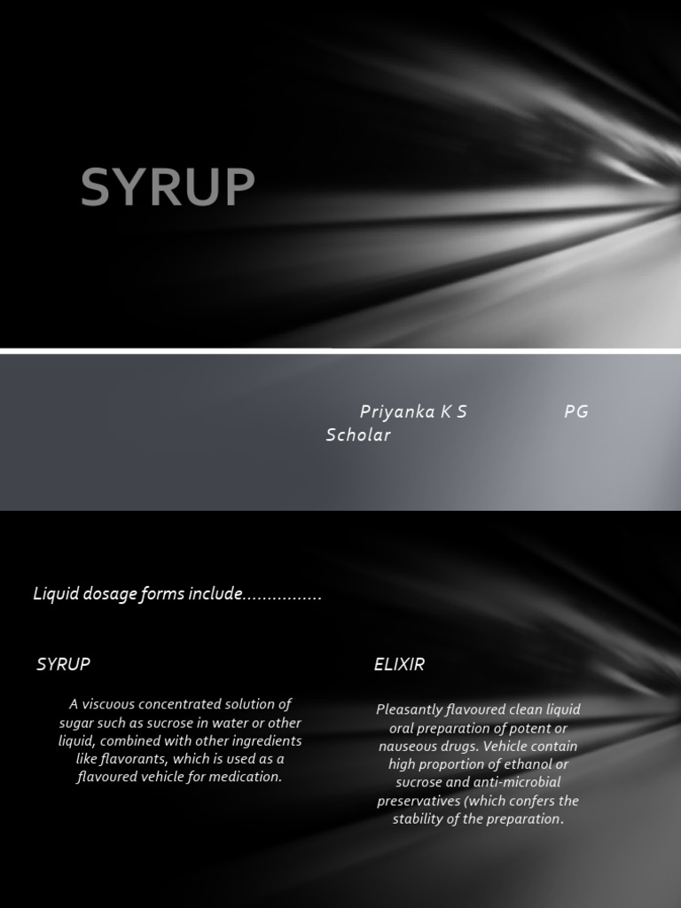 SYRUP | PDF | Cooking, Food & Wine