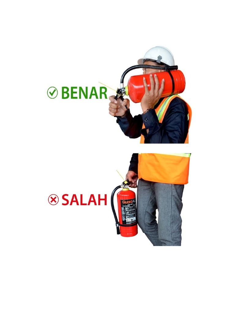 mengangkat APAR yang benar | PDF