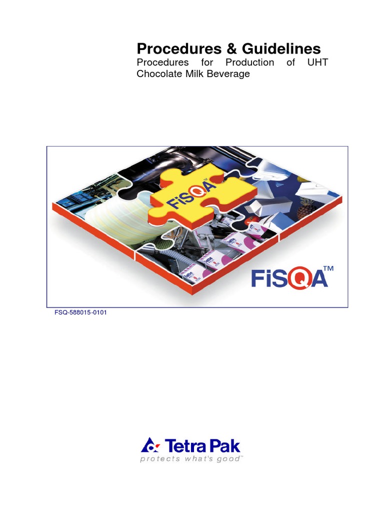 UHT Chocolate Milk Production Guide | PDF | Chocolate | Drink