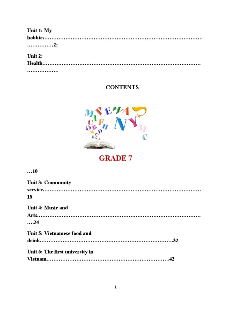 Vocab - Grade 7 | PDF