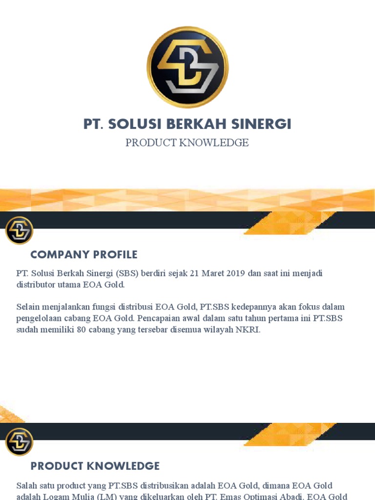 Product Knowledge SBS | PDF