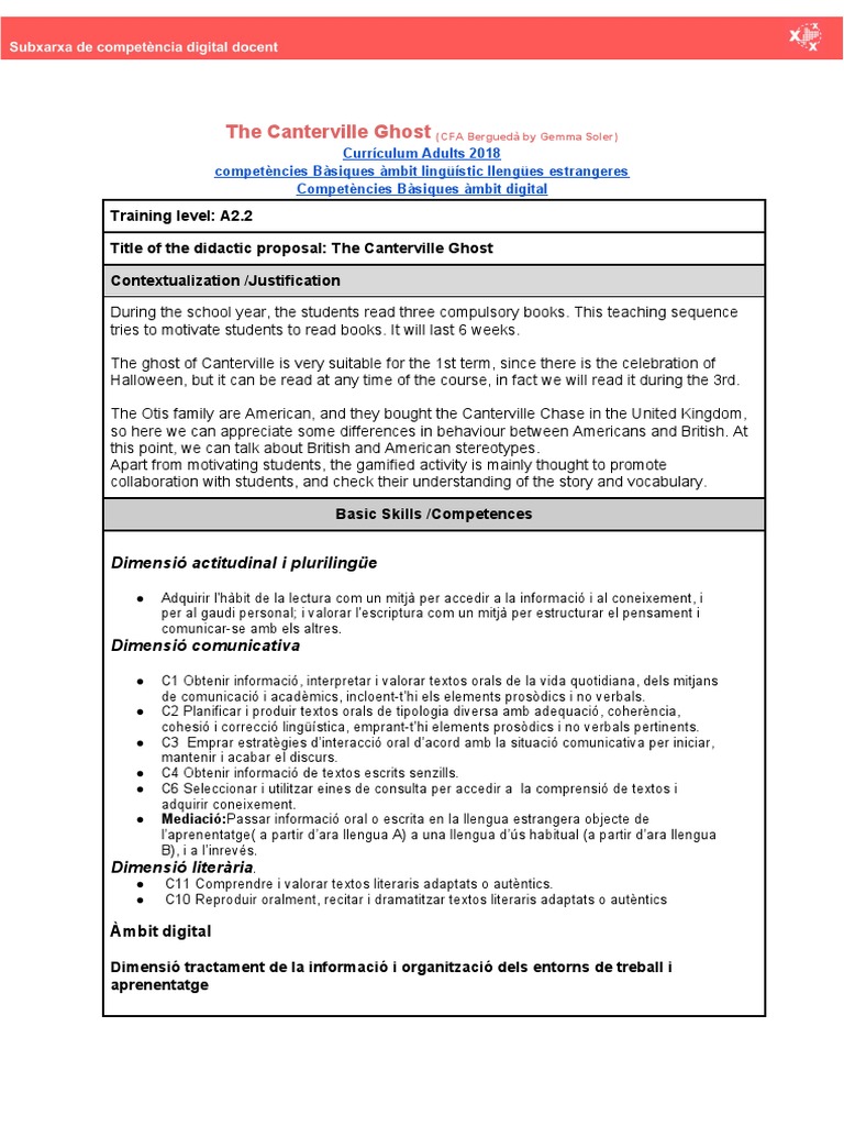 The Canterville Ghost | PDF