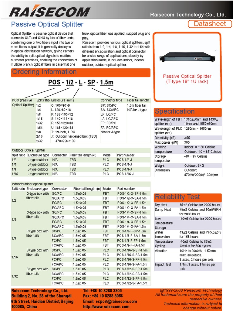 RC Ds Pos Splitter 20120203 | PDF