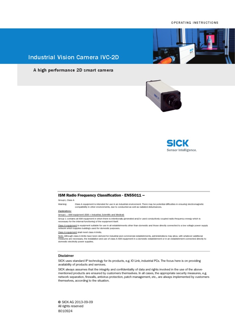Operating Instructions IVC 2D | PDF