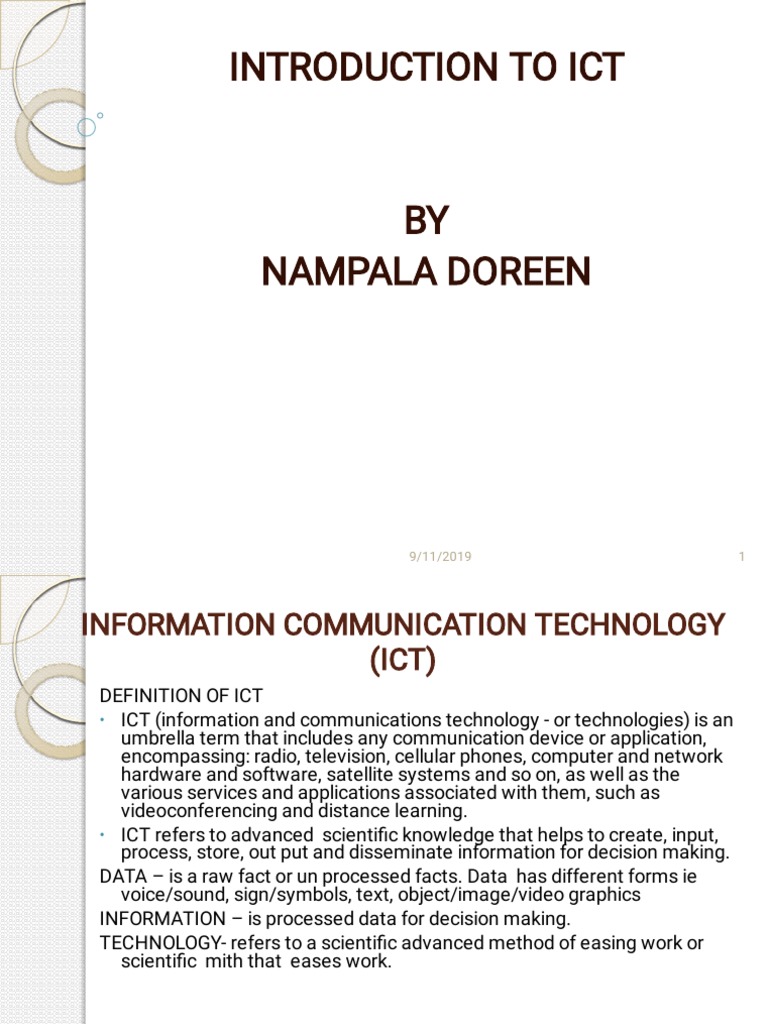 Ict Notes | PDF