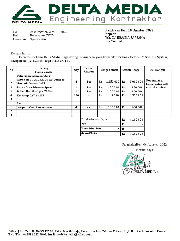 SPH Perawatan Kamera | PDF