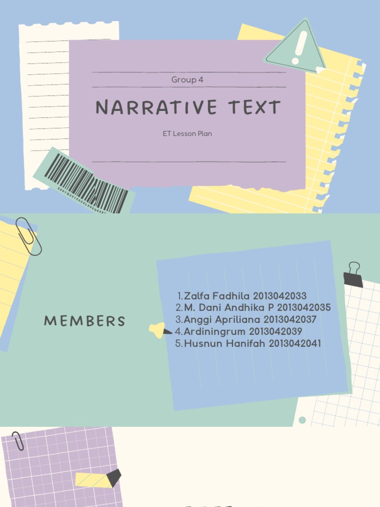 Group 4 - Narrative Text | PDF | Narrative | Storytelling