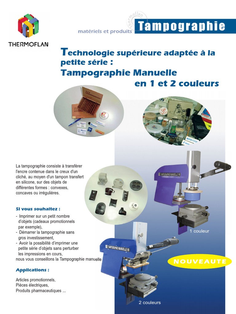Tampographie Manuelle Innovante | PDF