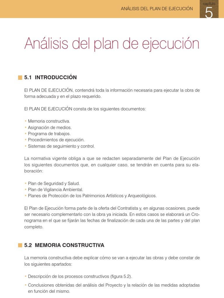 Plan de Ejecucion | PDF | Hormigón | Transporte