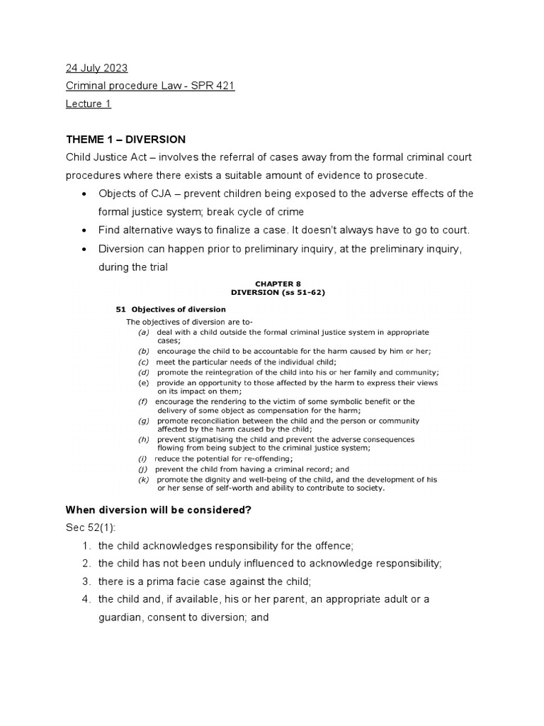 SPR 421 Lecture Notes | PDF | Double Jeopardy | Plea SPR 421 Lecture Notes | PDF | Double Jeopardy | Plea
