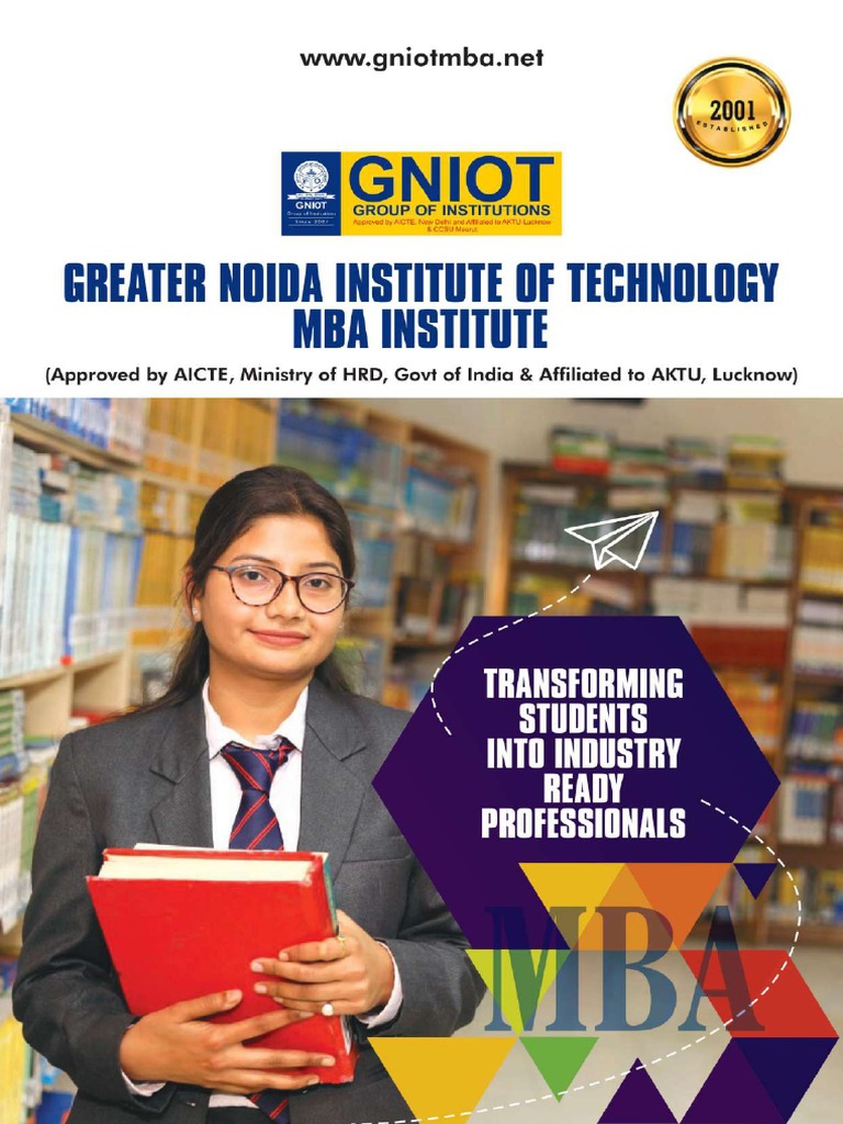 New Gniot Mba Brochure 2022 | PDF