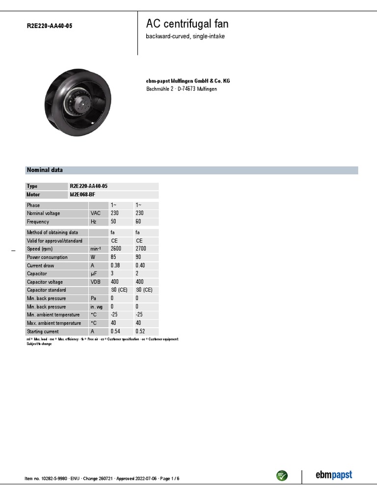Data Sheet US - R2E220AA4005 KM260721 | PDF Data Sheet US - R2E220AA4005 KM260721 | PDF