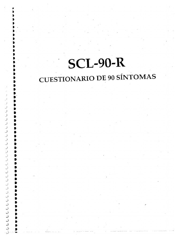 SCL-90-R | PDF