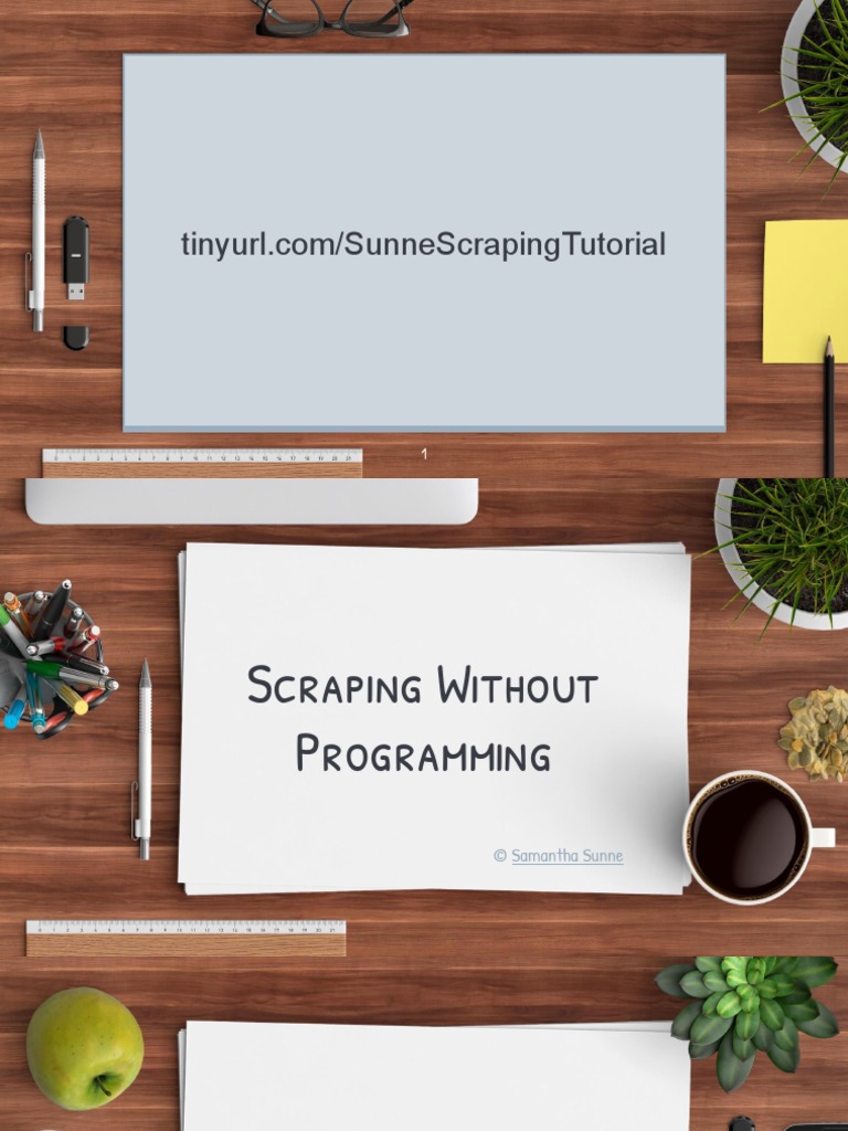 2022 Scraping Without Programming Tutorial | PDF