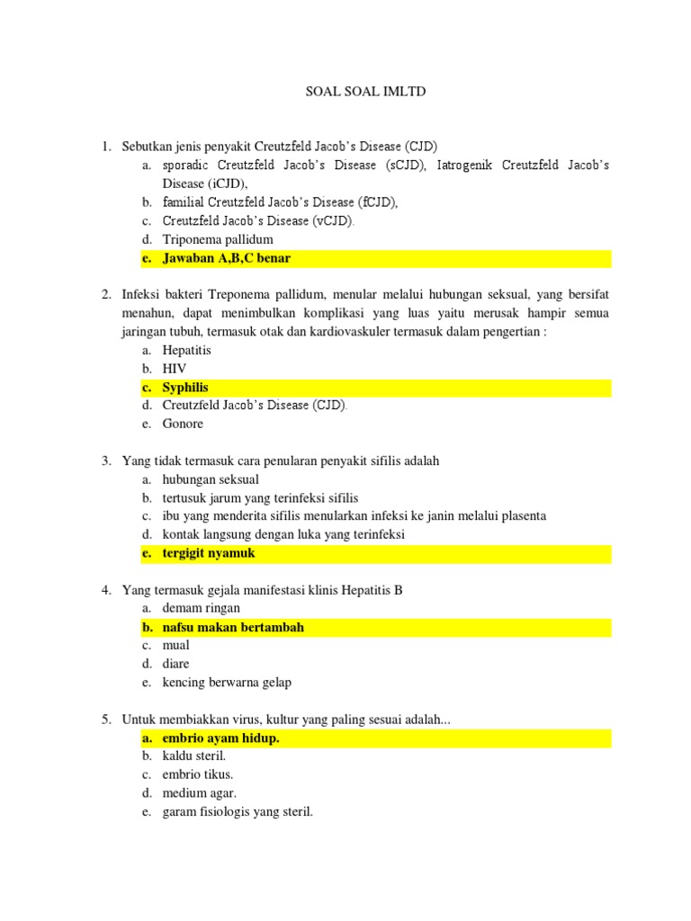 Soal Ukd1 Imltd Kelas B | PDF