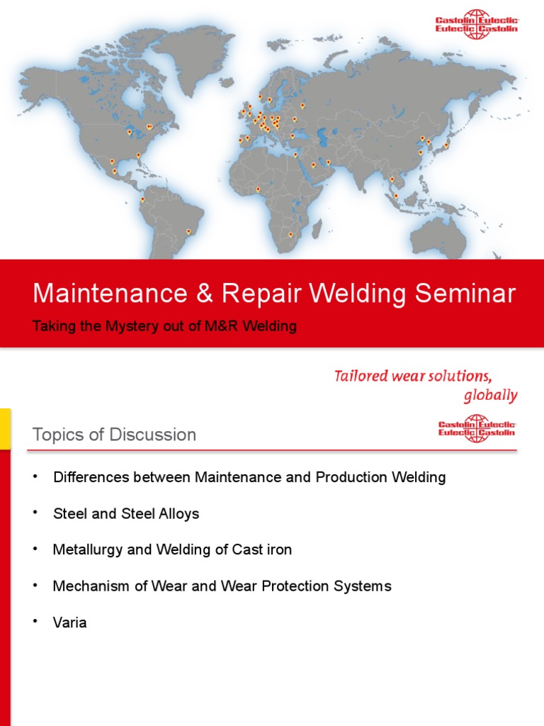 Maintenance & Repair Welding Techniques | PDF | Wear | Cast Iron