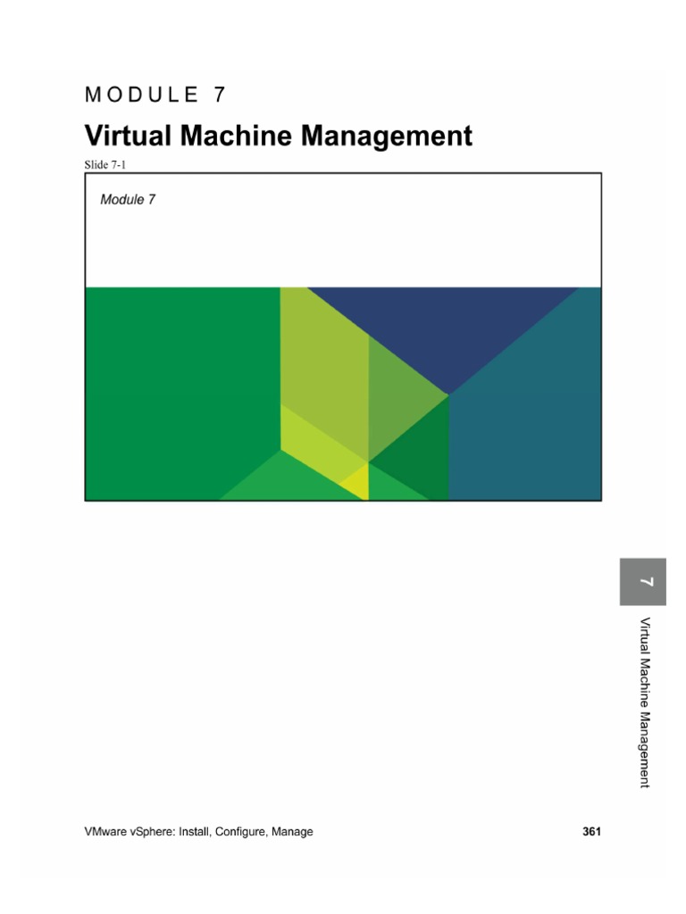 VMware VSphere - Install, Configure, Manage (V6) Manual 2 | PDF VMware VSphere - Install, Configure, Manage (V6) Manual 2 | PDF