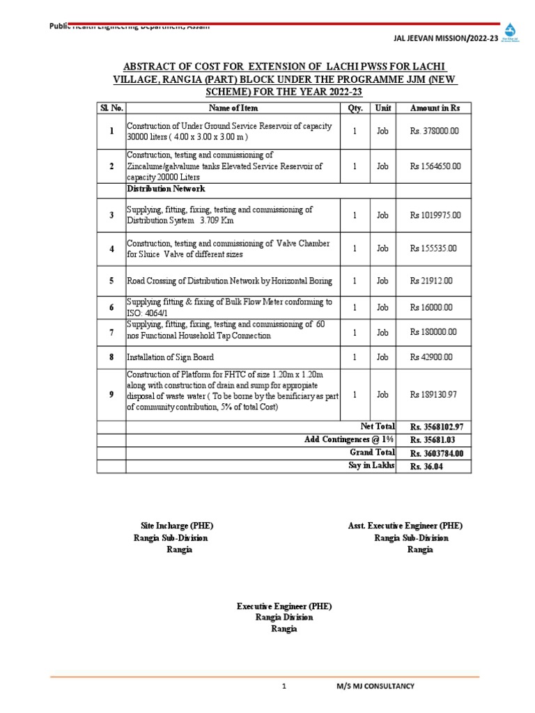 Lachi Extension | PDF