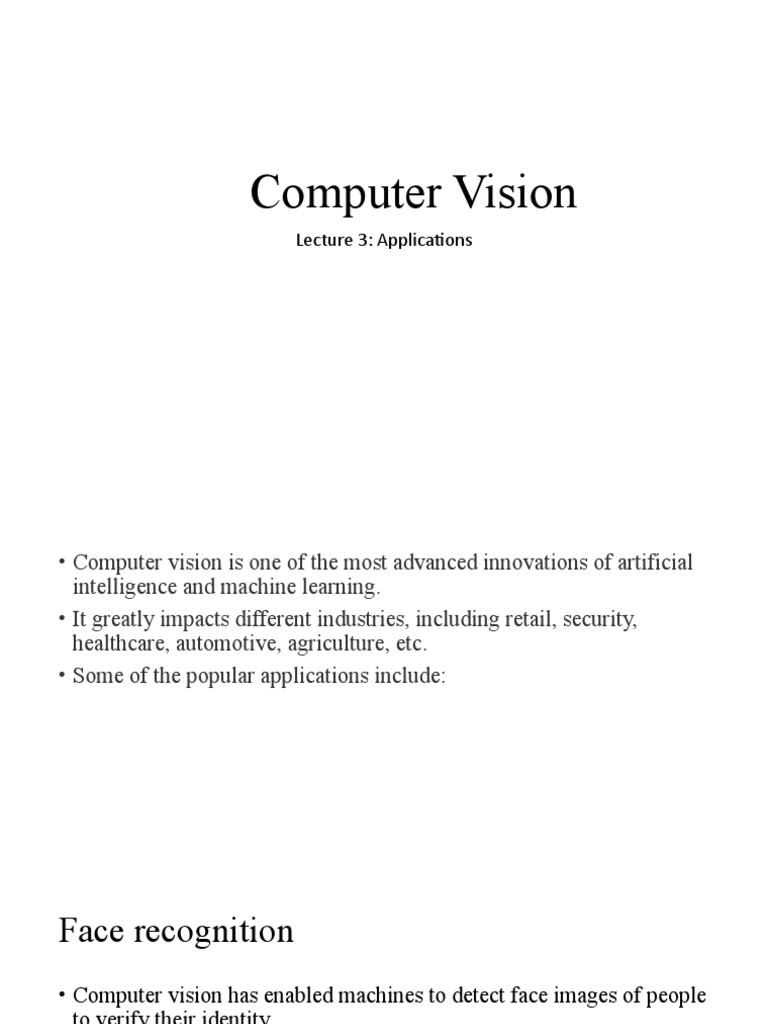 Computer Vision Lecture 3 Pdf 