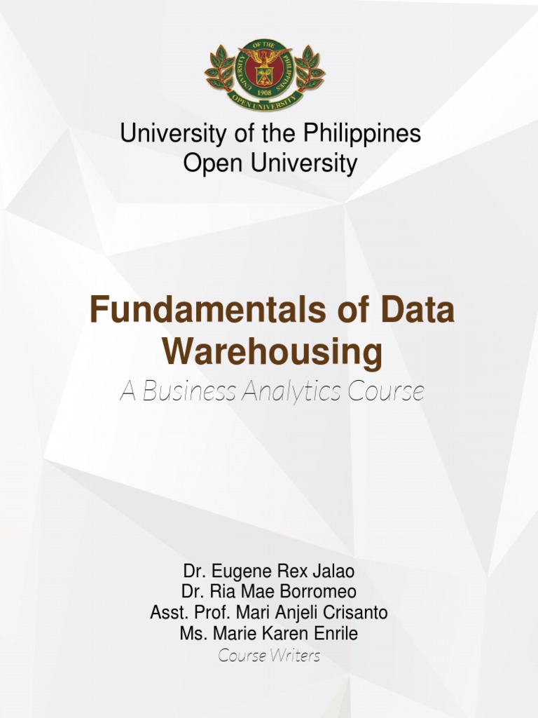 Data Warehousing Fundamentals Course | PDF