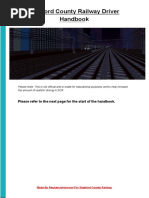 SCR Driving Guide | PDF | Systems Engineering | Railway Safety