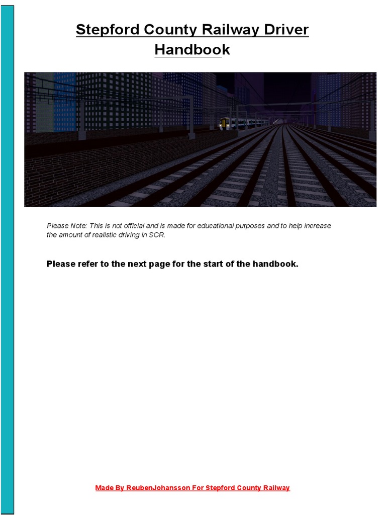 Stepford County Railway Driver Handbook 4 | PDF