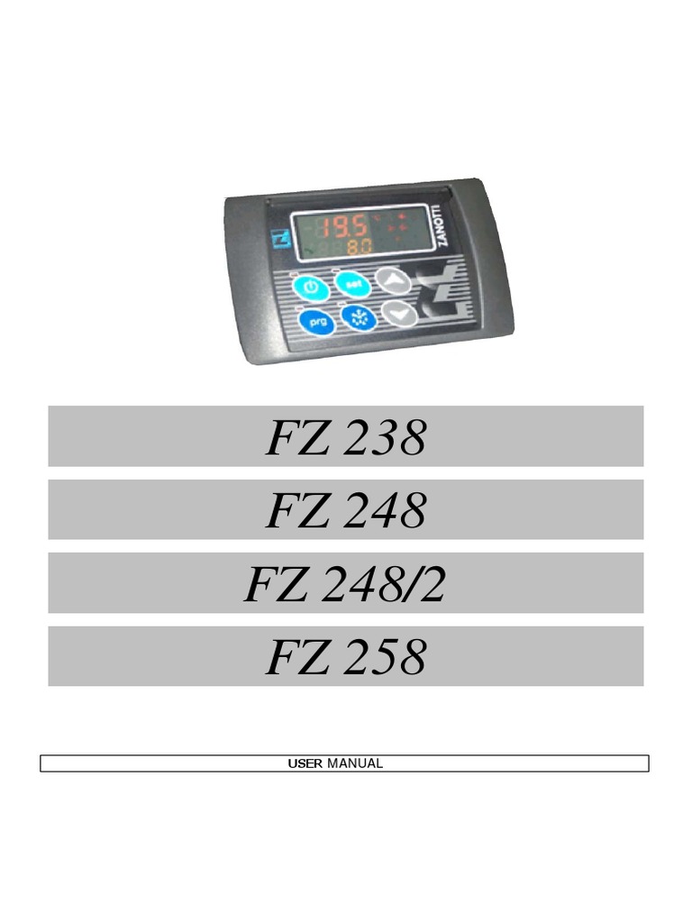 Zanotti FZ 238 FZ 248 FZ 248/2 FZ 258 285538027 SFZ User Manual | PDF