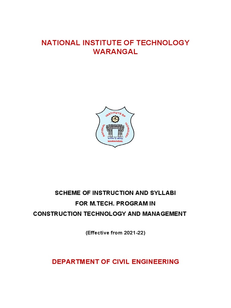 1 Construction Technology and Management | PDF