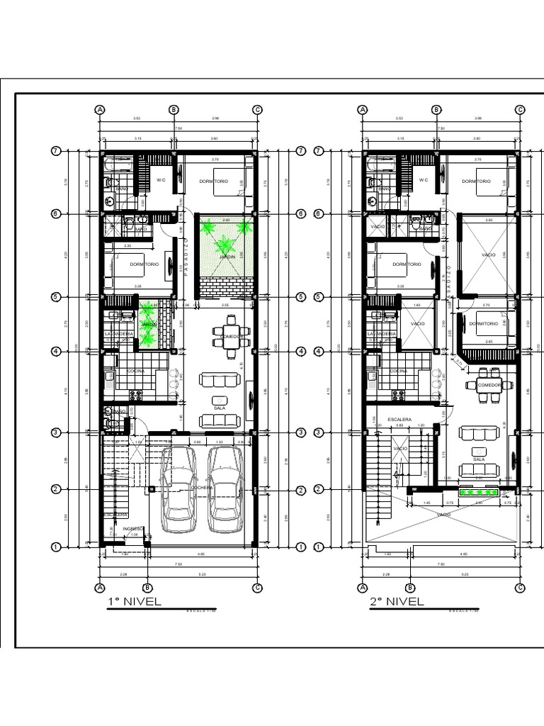 MULTIFAMILIAR DE 7.50m X 20.00m-Model | PDF