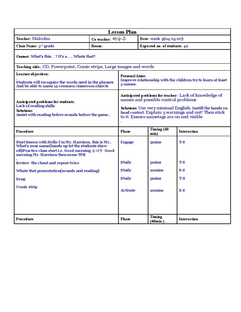 Lesson - Plan - 3rd Grade Unit 2 Week3 | PDF | Lesson Plan | Teachers