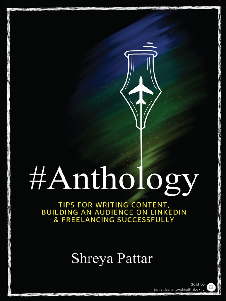Anthology - Shreya Pattar | PDF | Career & Growth | Self-Improvement