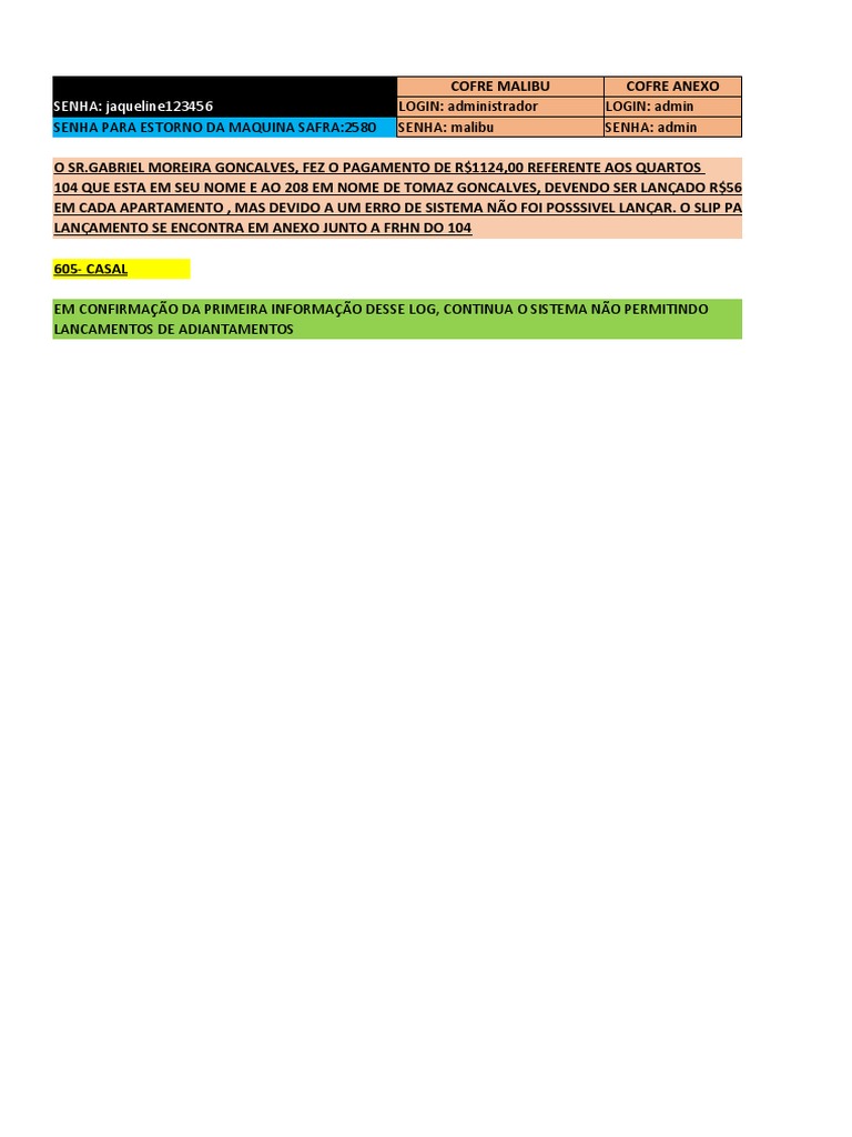 Logbook 2021 25-12 | PDF | Indústrias de serviços | Casa