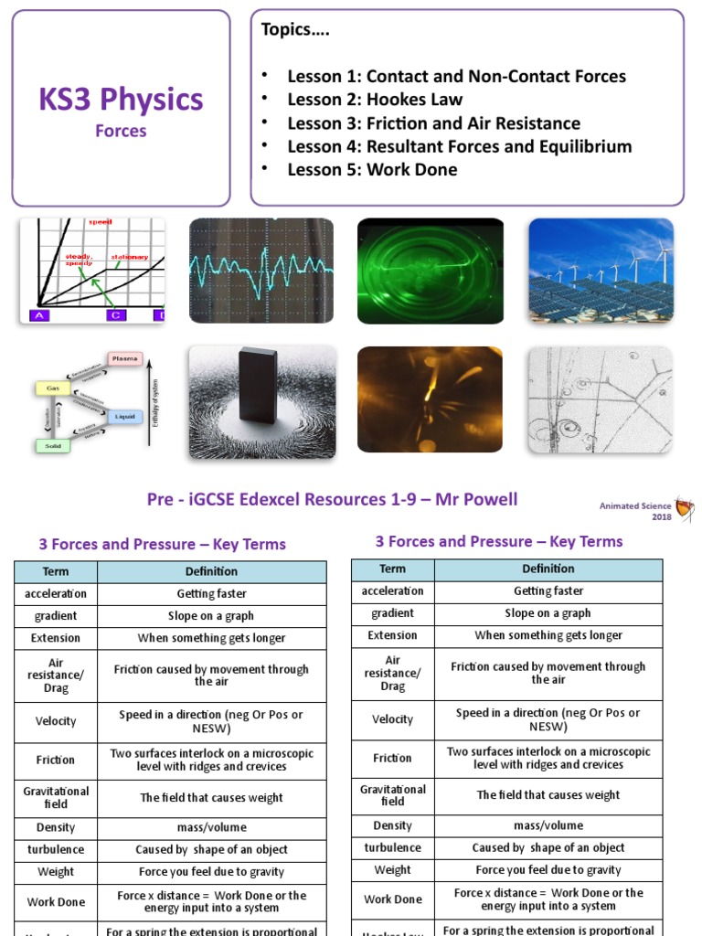 KS3 Physics: Forces & Motion | PDF