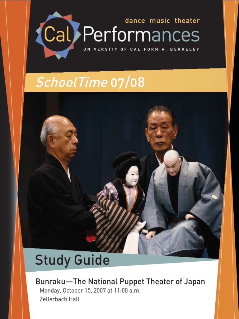 Bunraku Puppet Theater Study Guide | PDF | Puppets | Performing Arts