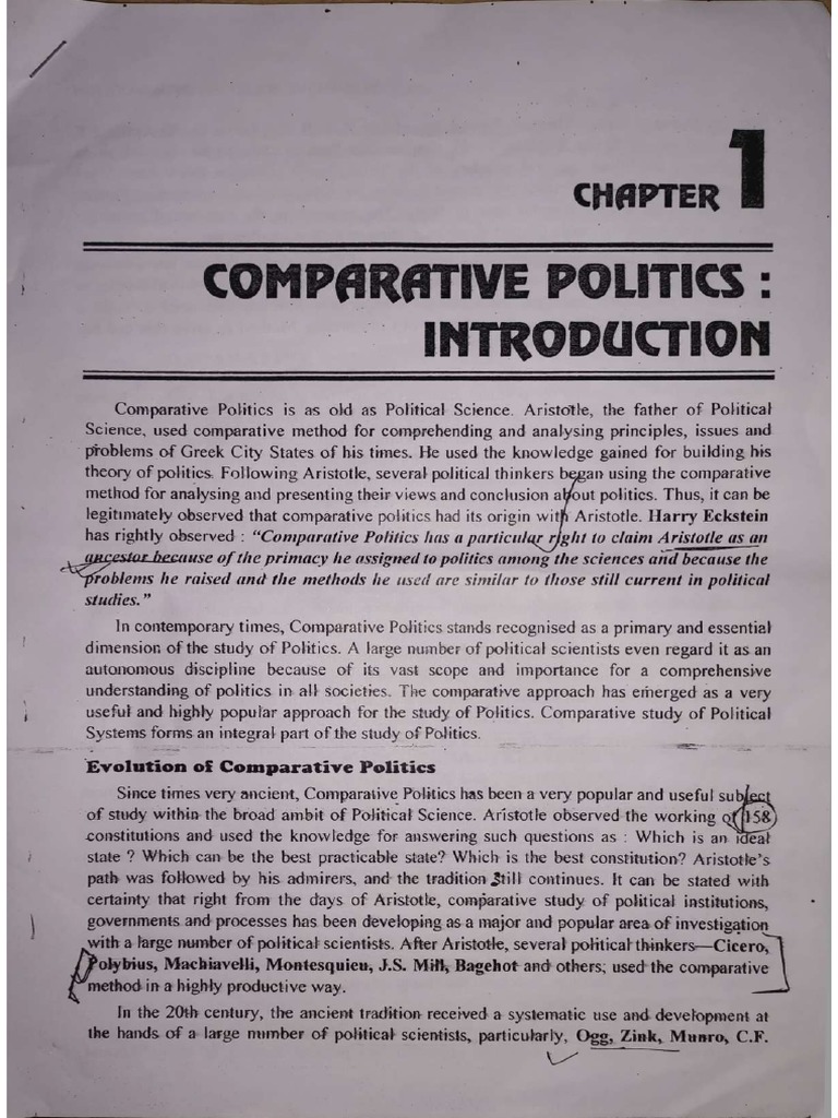Comparative Politics (Akash) PDF | PDF