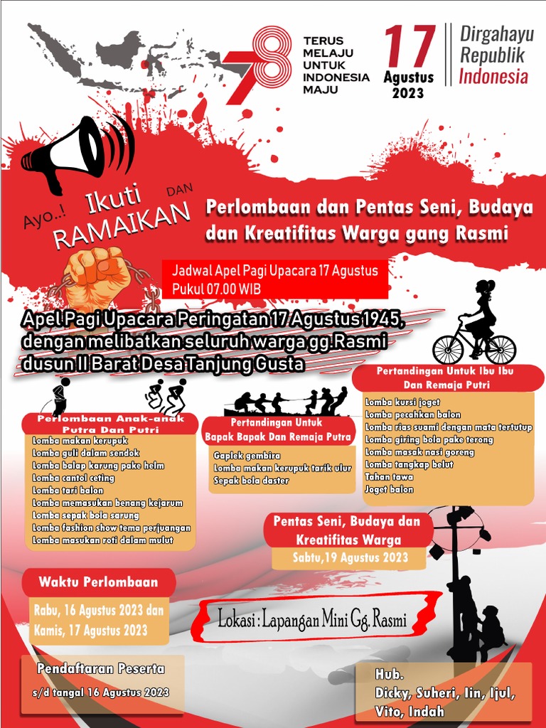 Desain Poster HUT RI | PDF
