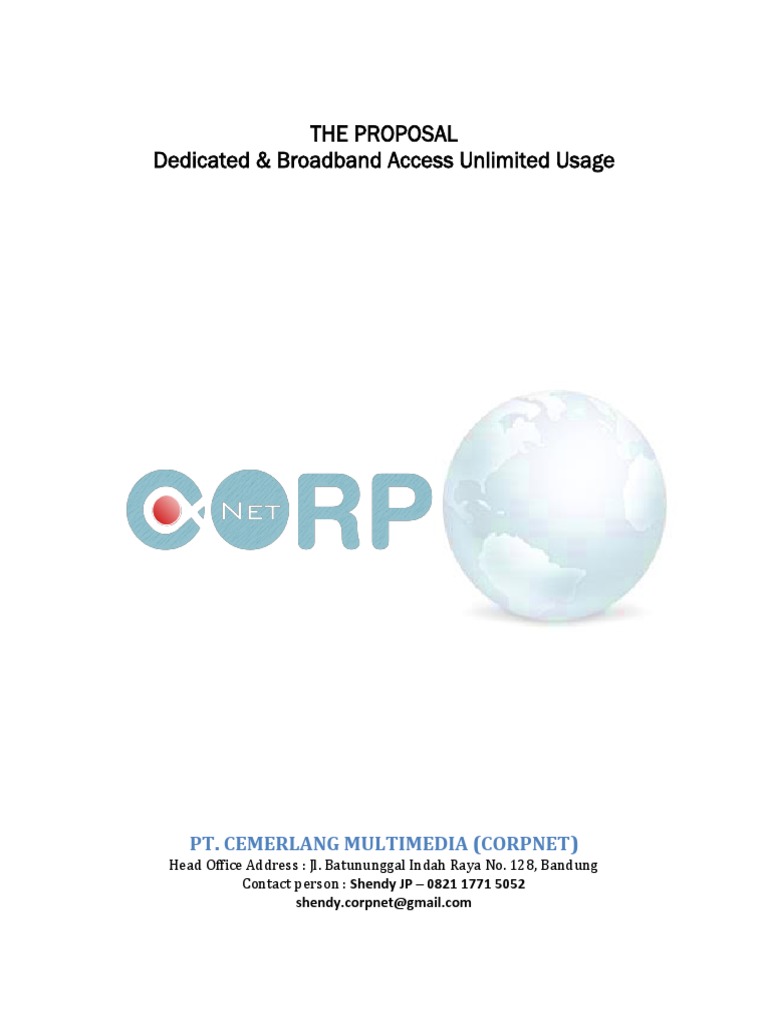 ReSeller Corpnet Proposal 2022 by Shendy | PDF | Komputer