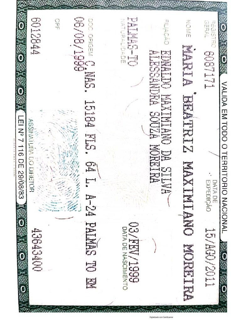 rg verso maria beatriz | PDF