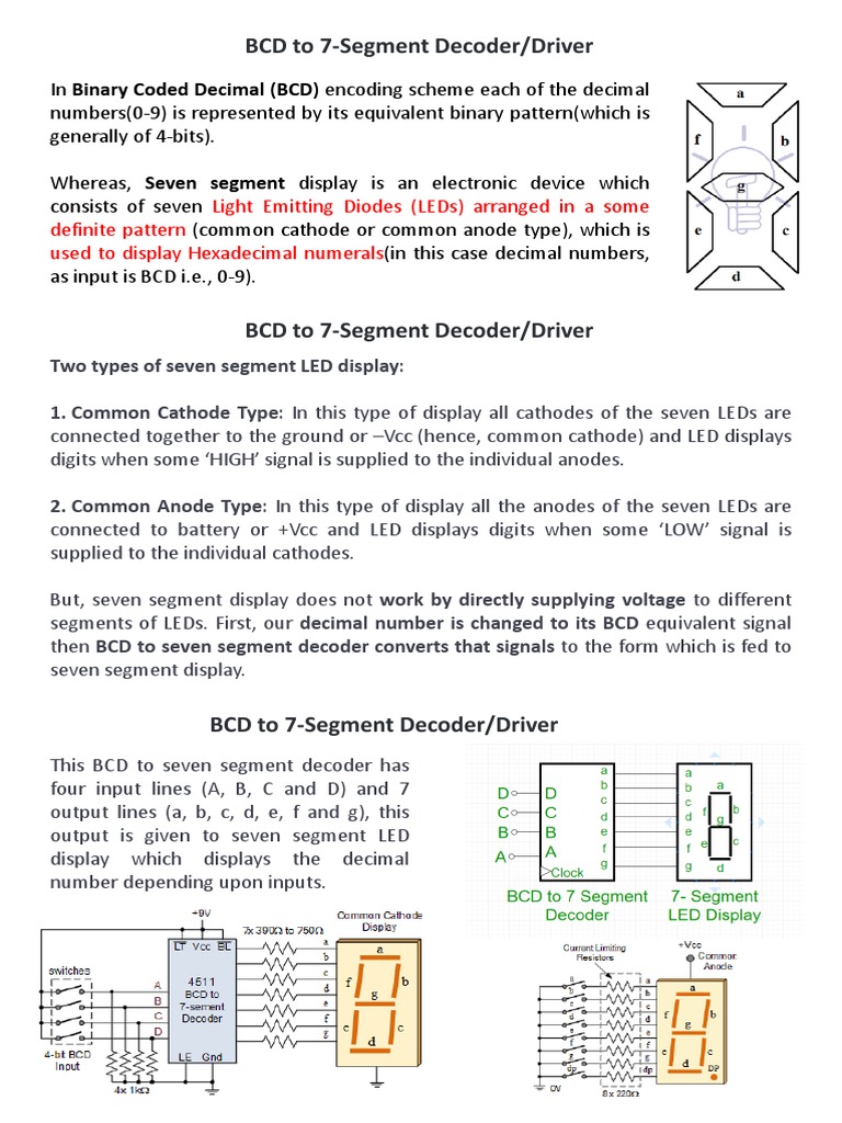 SIS Decoder | PDF | Binary Coded Decimal | Cathode