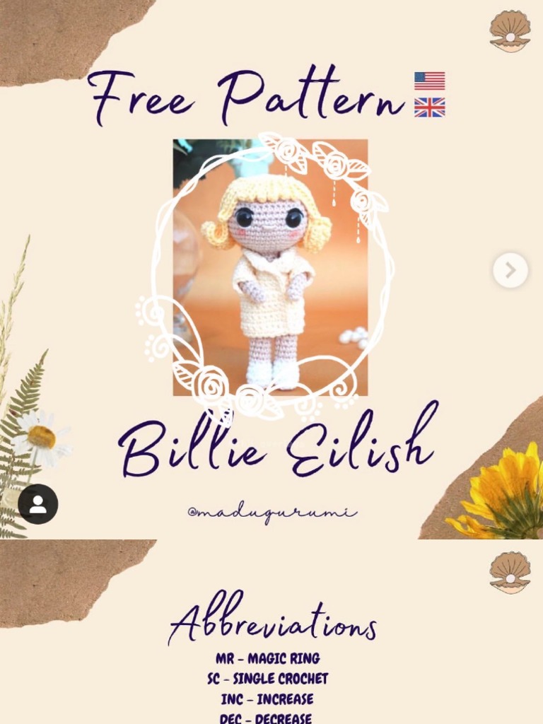 Pattern Billie Eilish | PDF