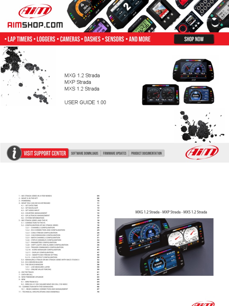MX1.2 Strada Series User Guide 100 Eng | PDF | Usb | Icon (Computing)