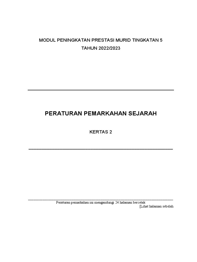 2022 K2 Skema Kedah (Trial) | PDF