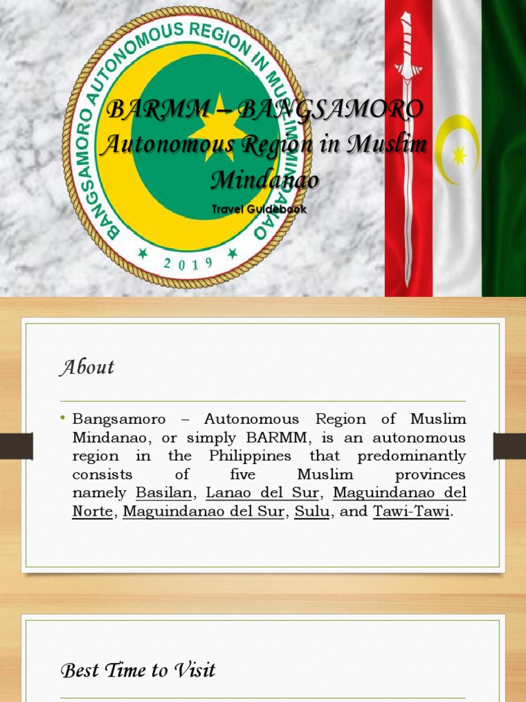 BARMM - BANGSAMORO Autonomous Region in Muslim Mindanao | PDF