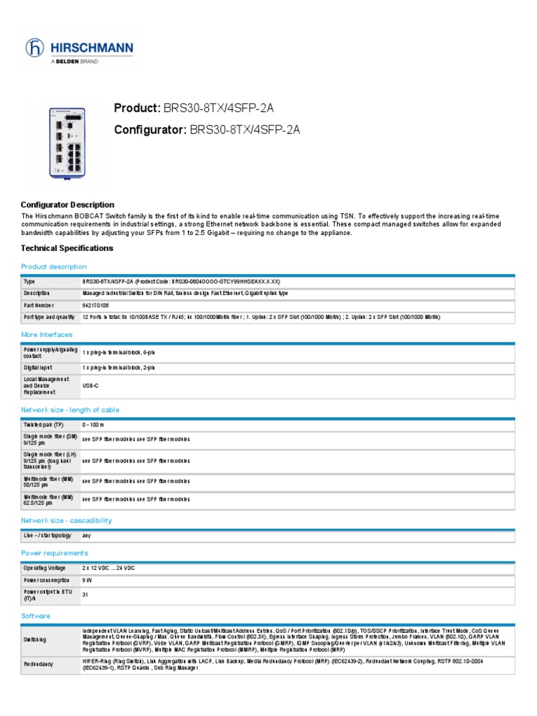 BRS30-8TX4SFP-2A_techdata | PDF