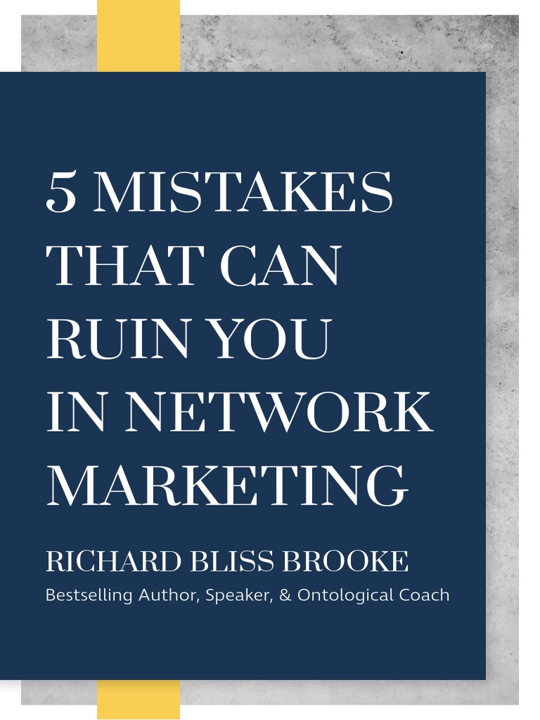 5 Mistakes Ebook | PDF