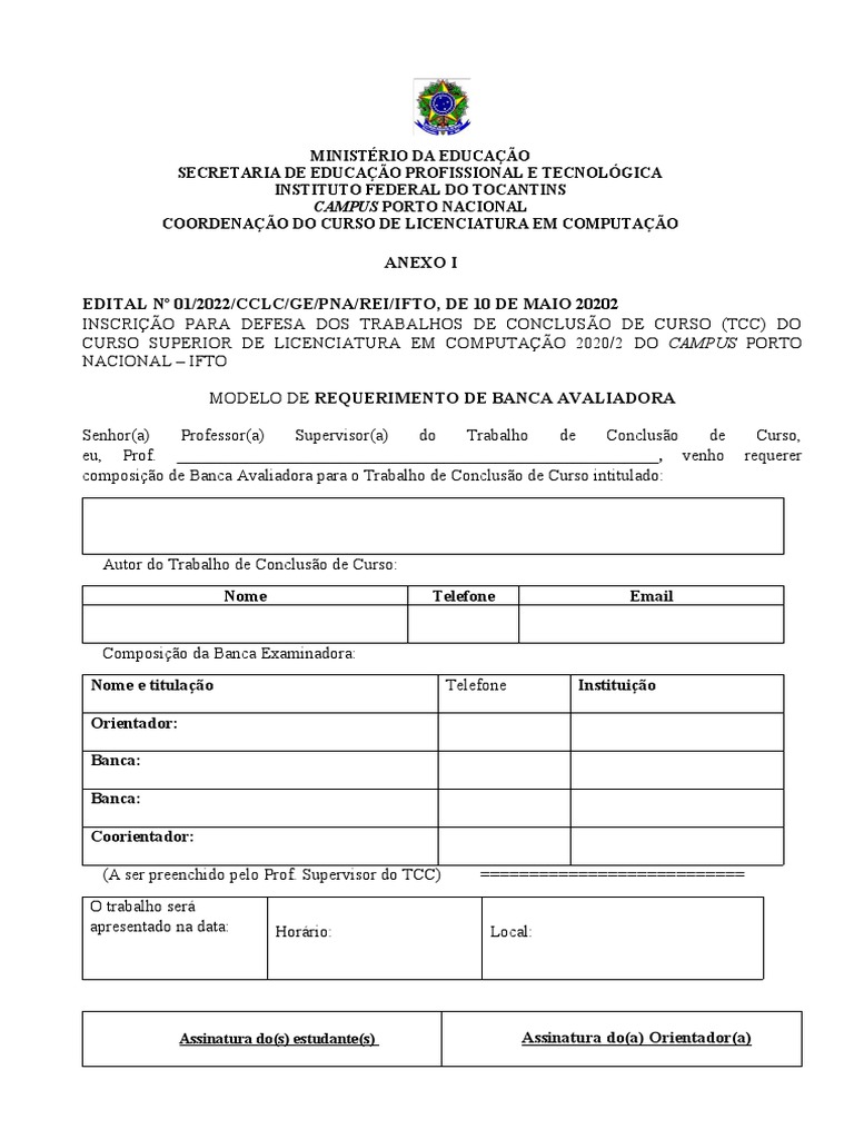 Modelo de Requerimento | PDF