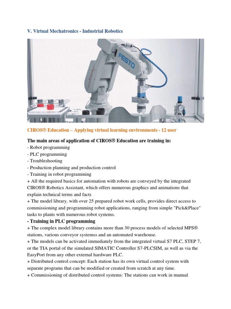 Industrial Robotics | PDF