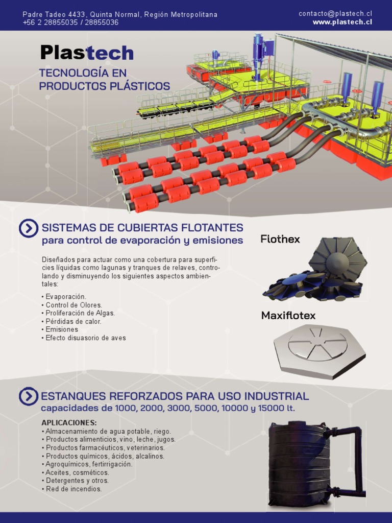 Soluciones Flotantes Plastech | PDF | Agua | Materiales